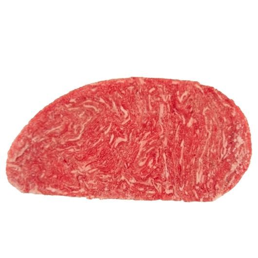 Rangeline Raw Shaped and Sliced Philly Beef Steak, 5 Ounce -- 32 per case