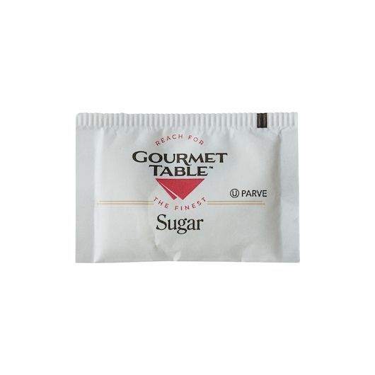Gourmet Table White Cane Sugar, 2.8 Gram Packet -- 2000 per case