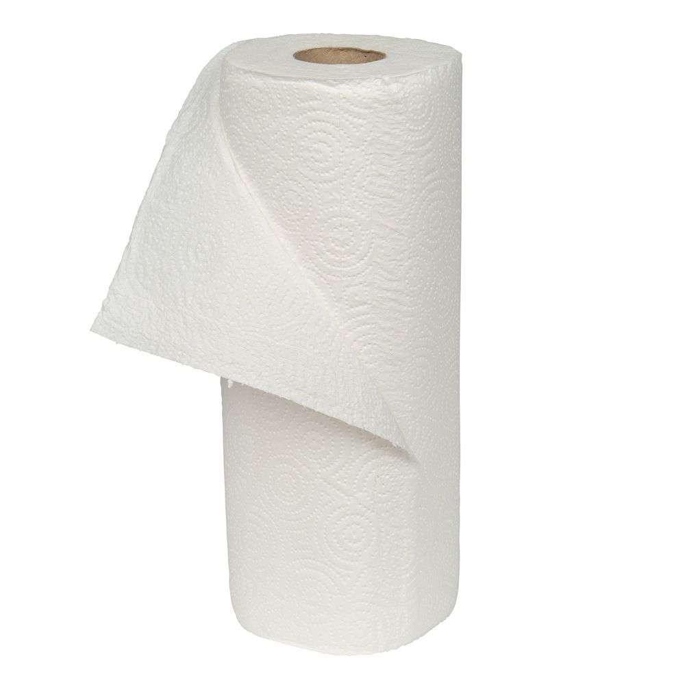 Companions Merit White 2 Ply Perforated Kitchen Roll Towel, 85 sheet ...