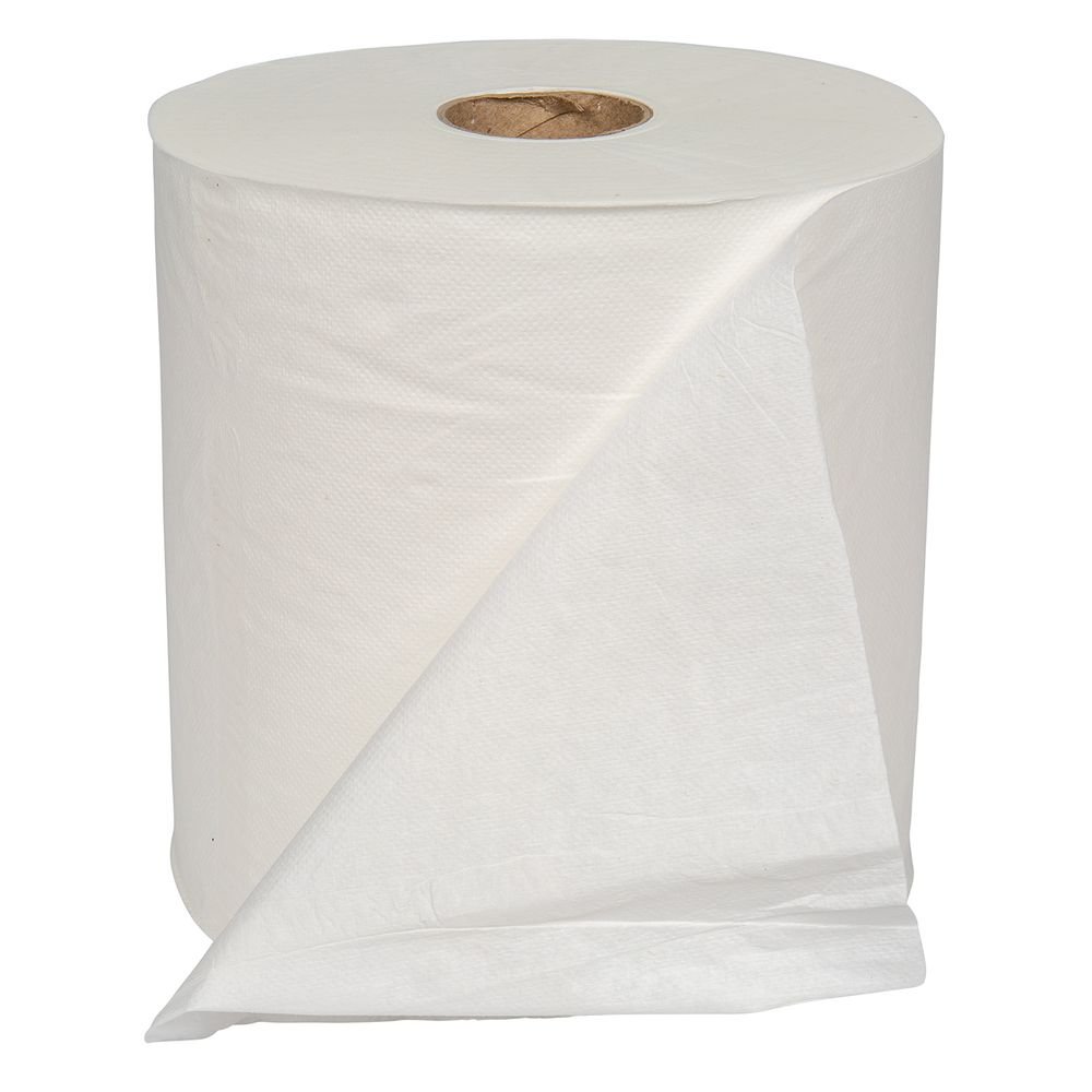 Companions Merit White 1 Ply Hardwound Roll Towel, 800 feet -- 6 per case