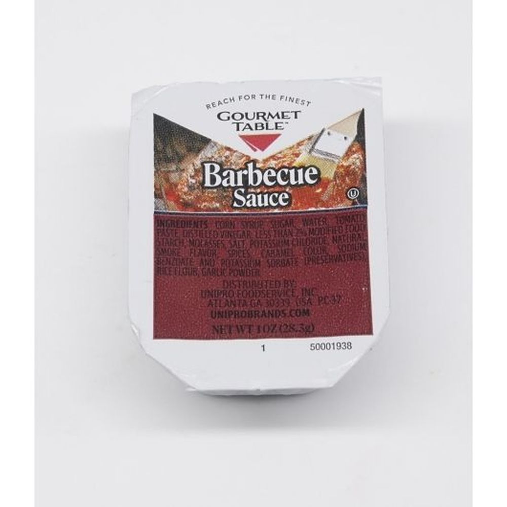 Gourmet Table Barbeque Sauce, 1 Ounce Cup - 100 per case