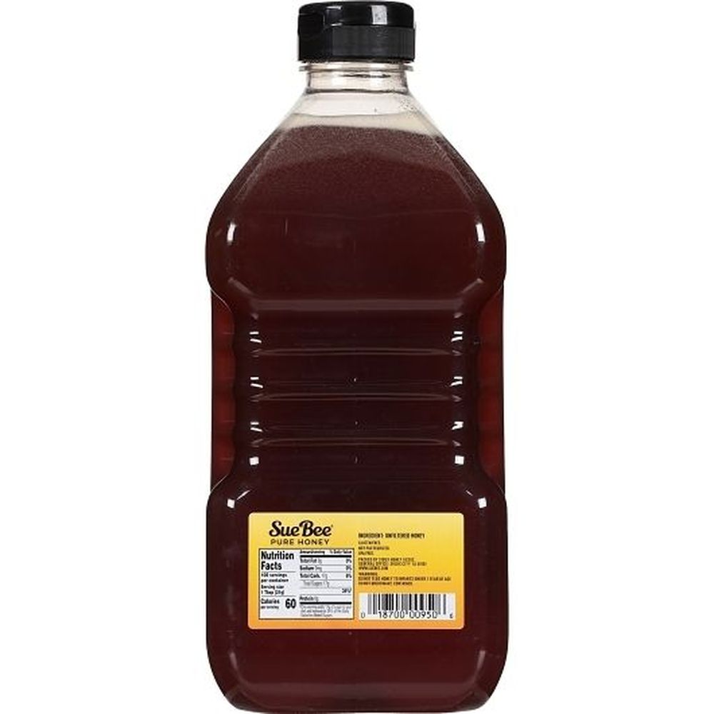 Sue Bee Regional Northwest American Grade A Honey, 5 Pound Bottle -- 6 ...