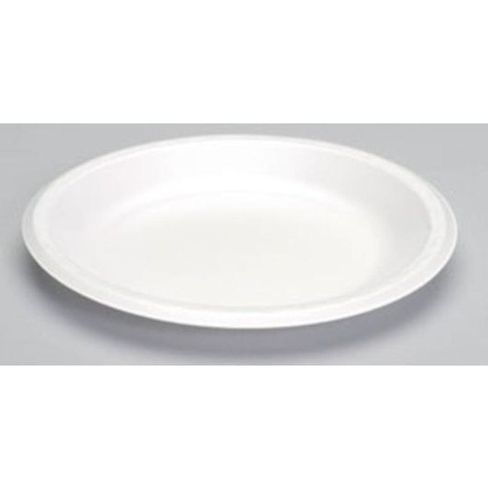 Genpak White 10.25 inch Foam Celebrity Plate, 125 count - 4 per case