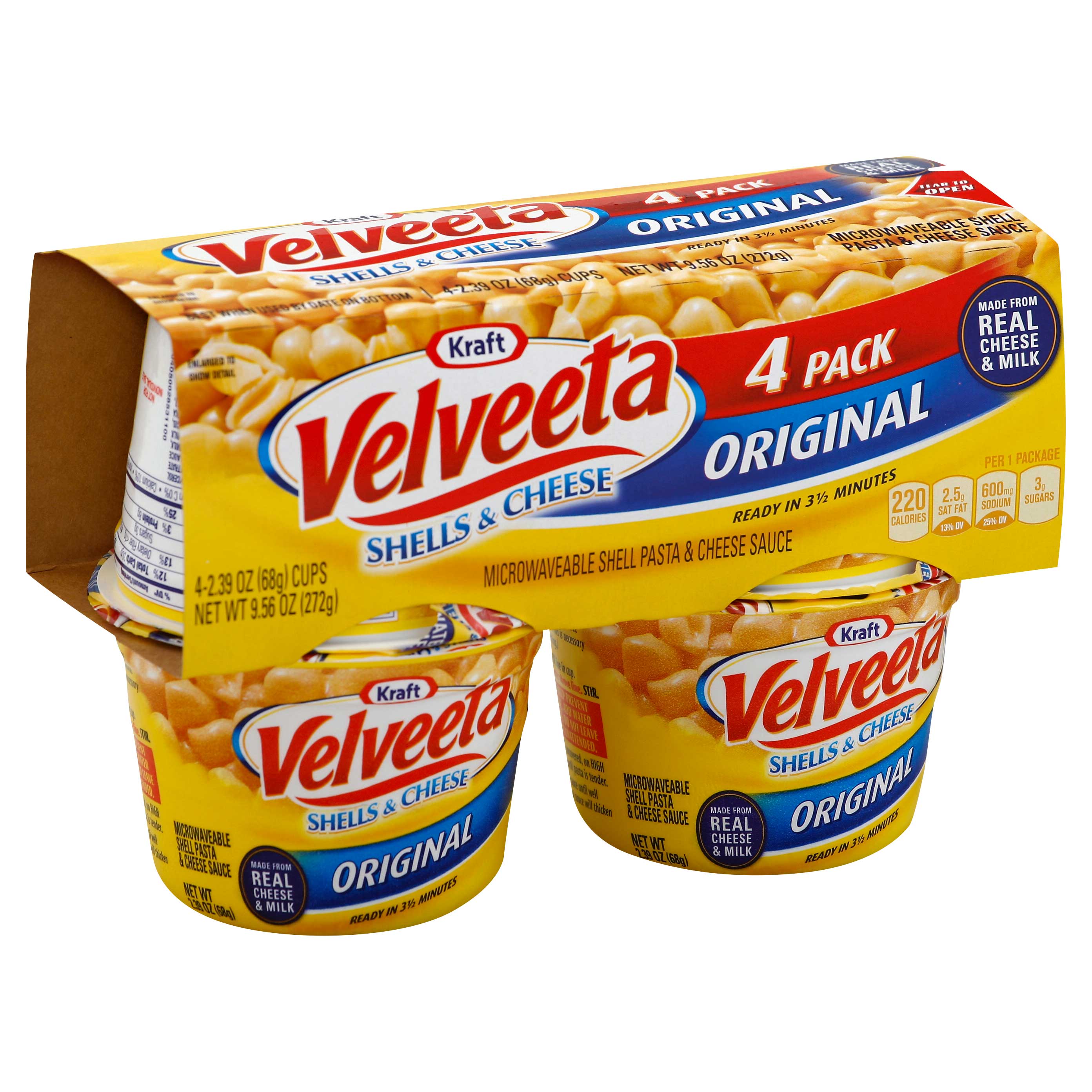 Kraft Shells and Cheese Bundle, 9.56 Ounce -- 6 per case.