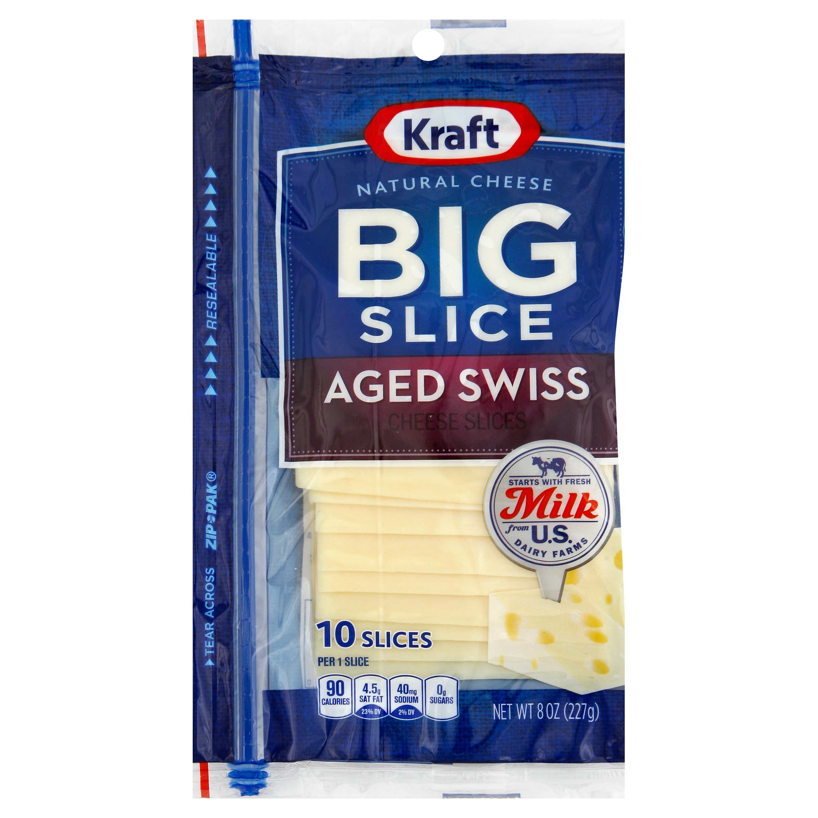 Kraft Big Slice Aged Swiss Natural Cheese Slice Case | FoodServiceDirect Kraft Big Slice Aged Swiss Natural Cheese Slice Case | FoodServiceDirect