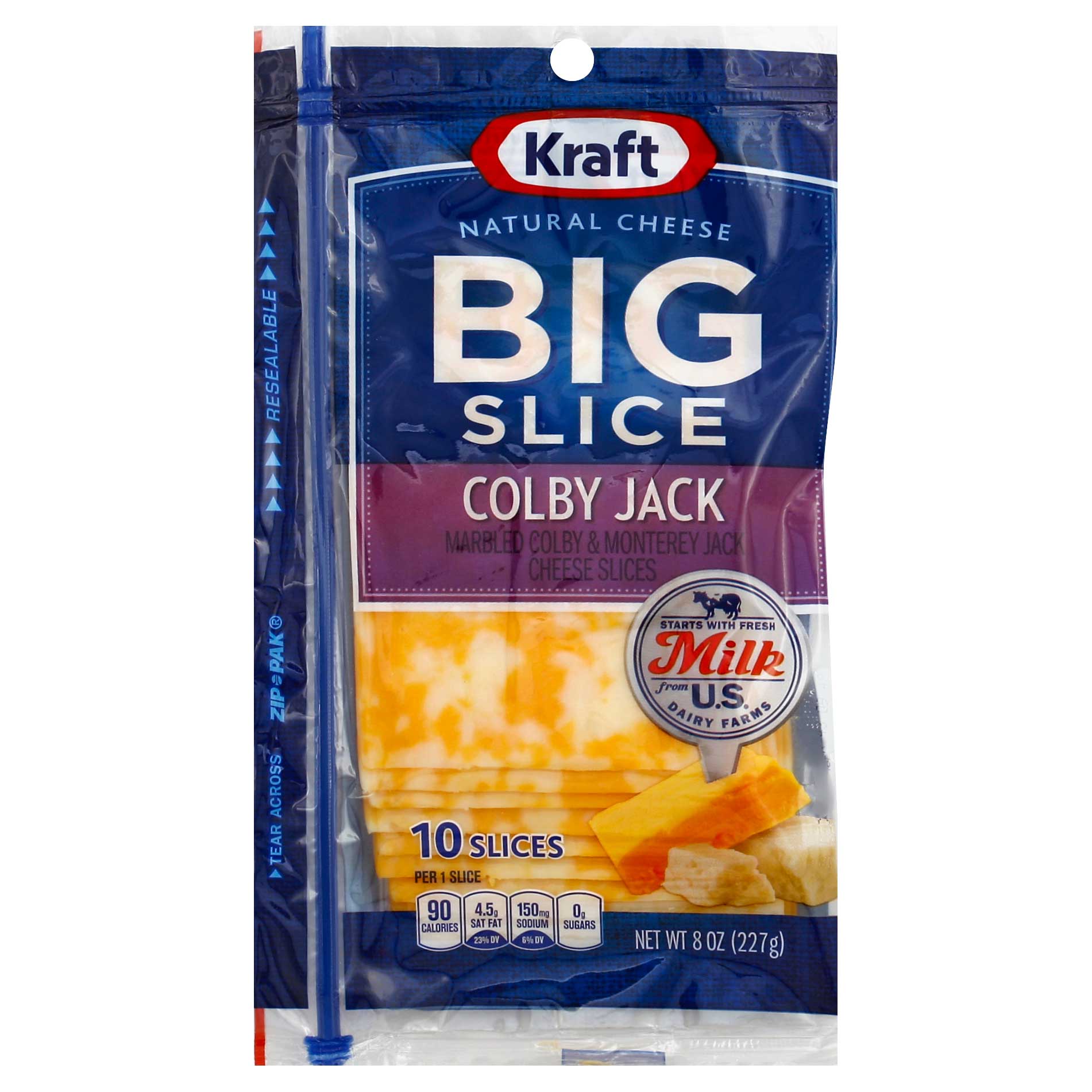 Kraft Big Slice Colby Jack Cheese Case | FoodServiceDirect