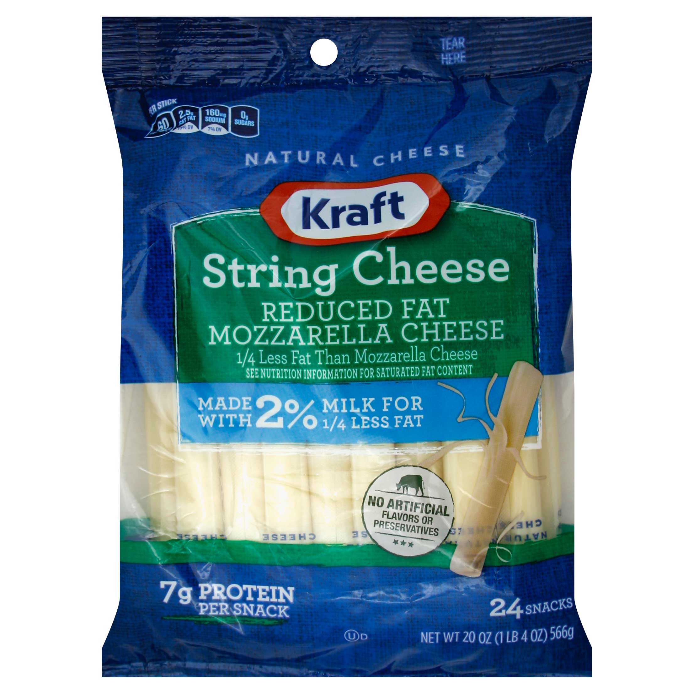 Kraft Natural String Cheese, 20 Ounce -- 12 per case ...