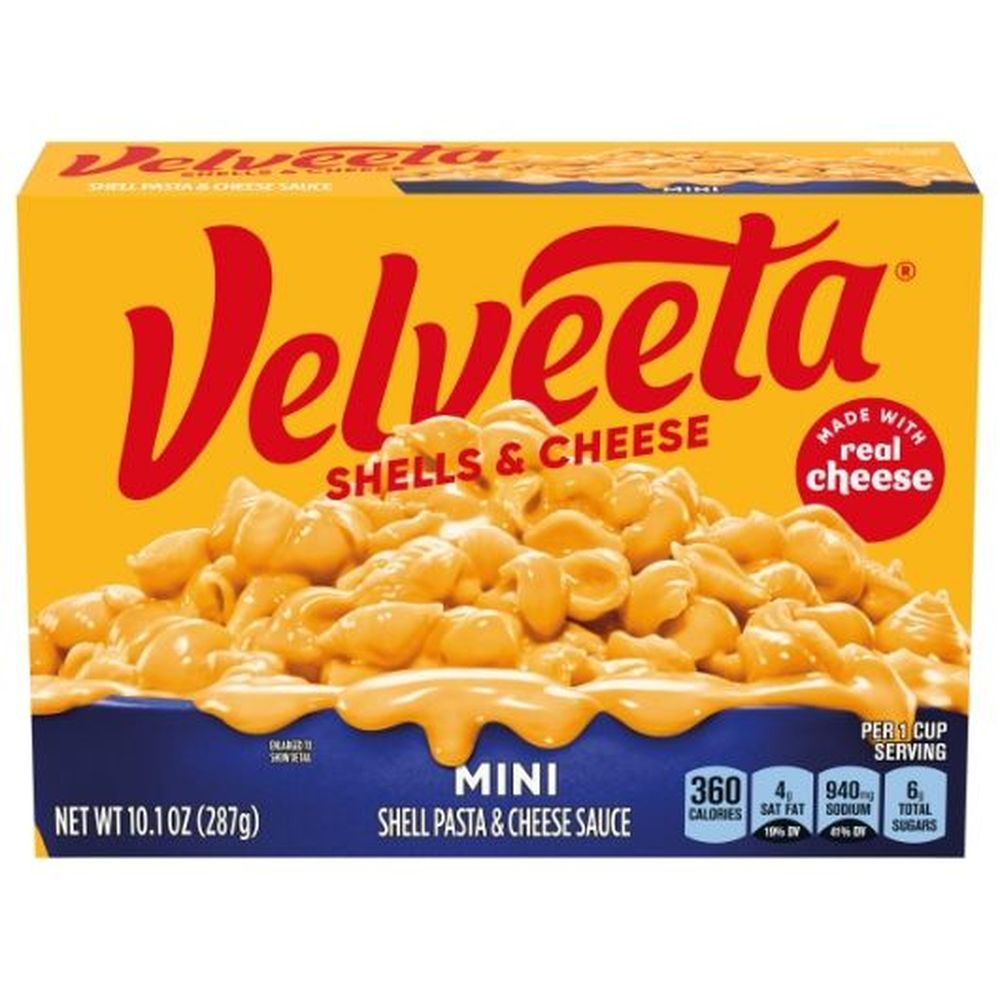 Velveeta Mini Shells Deluxe Liquid Dinner, 10.1 Ounce -- 12 per case