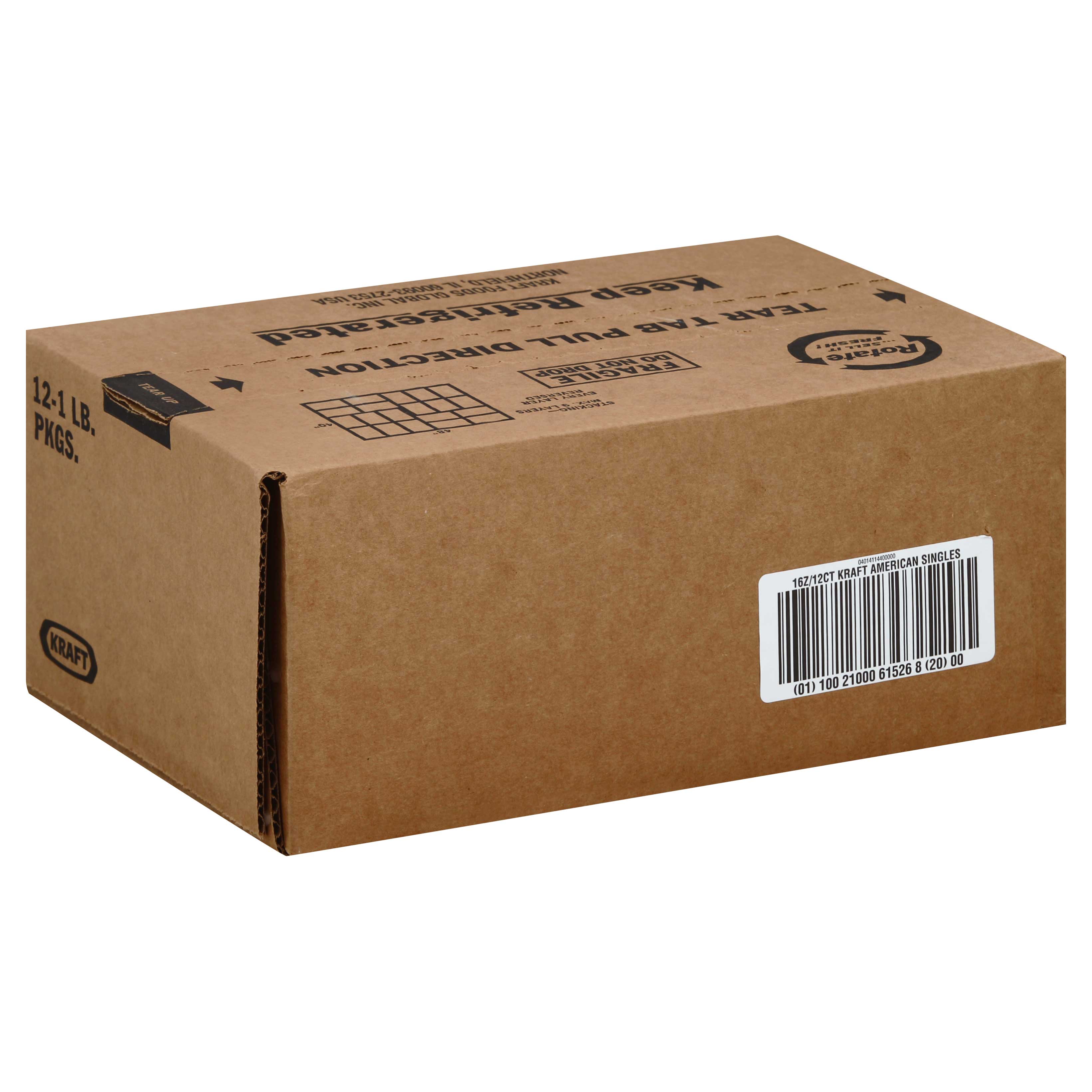 Kraft Singles American Cheese Slices Case | FoodServiceDirect