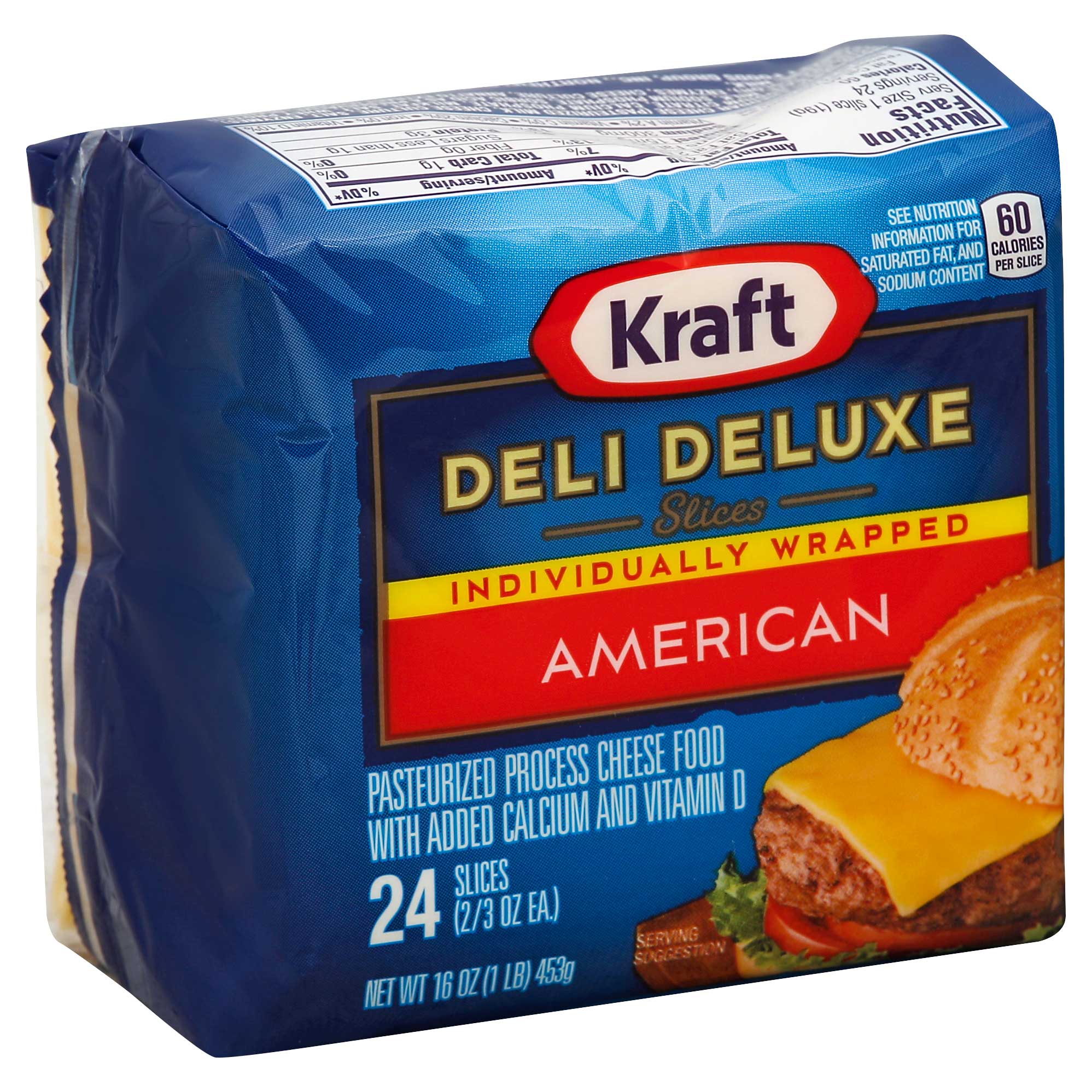 Kraft Deli Deluxe American Cheese Slices Case | FoodServiceDirect