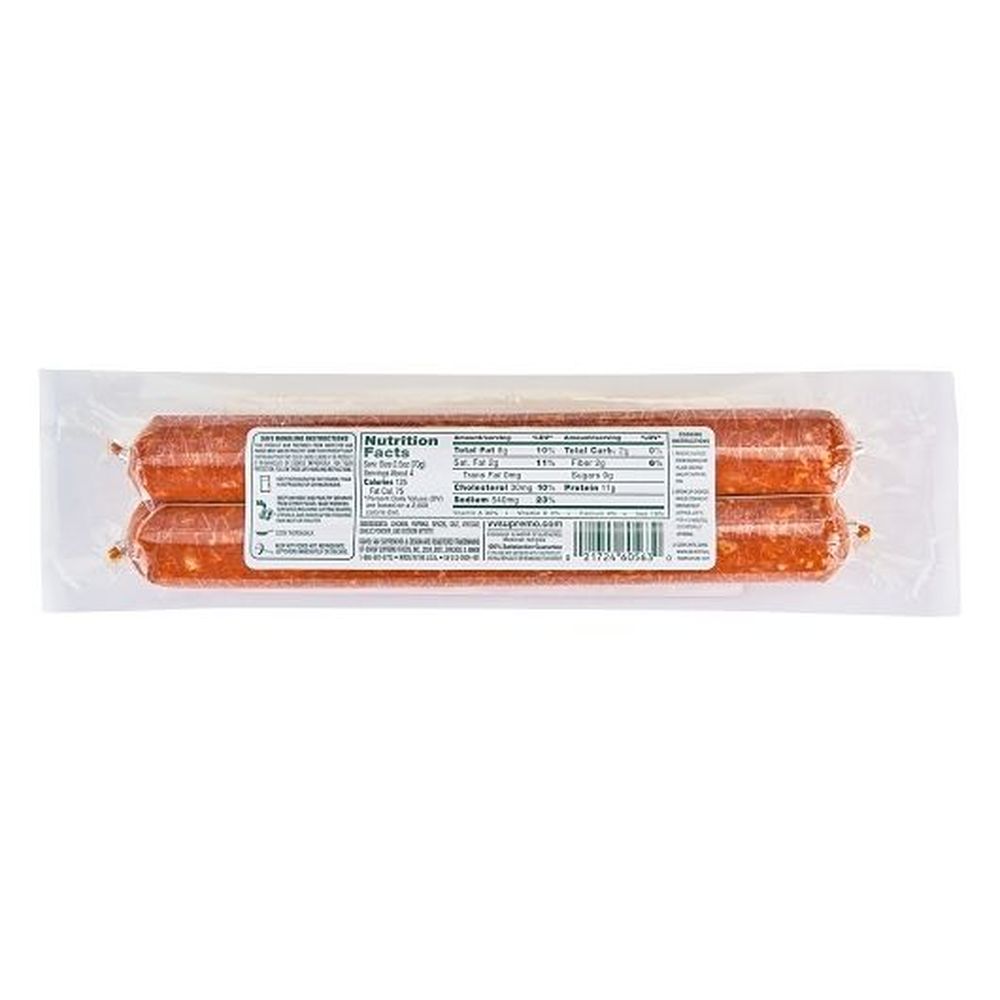 V&V Supremo Chicken Chorizo, 10 Ounce -- 15 per case