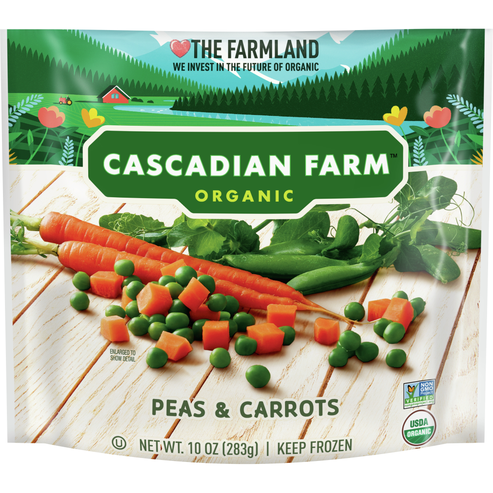 Cascadian Farm Organic Frozen Peas and Carrots Case | FoodServiceDirect