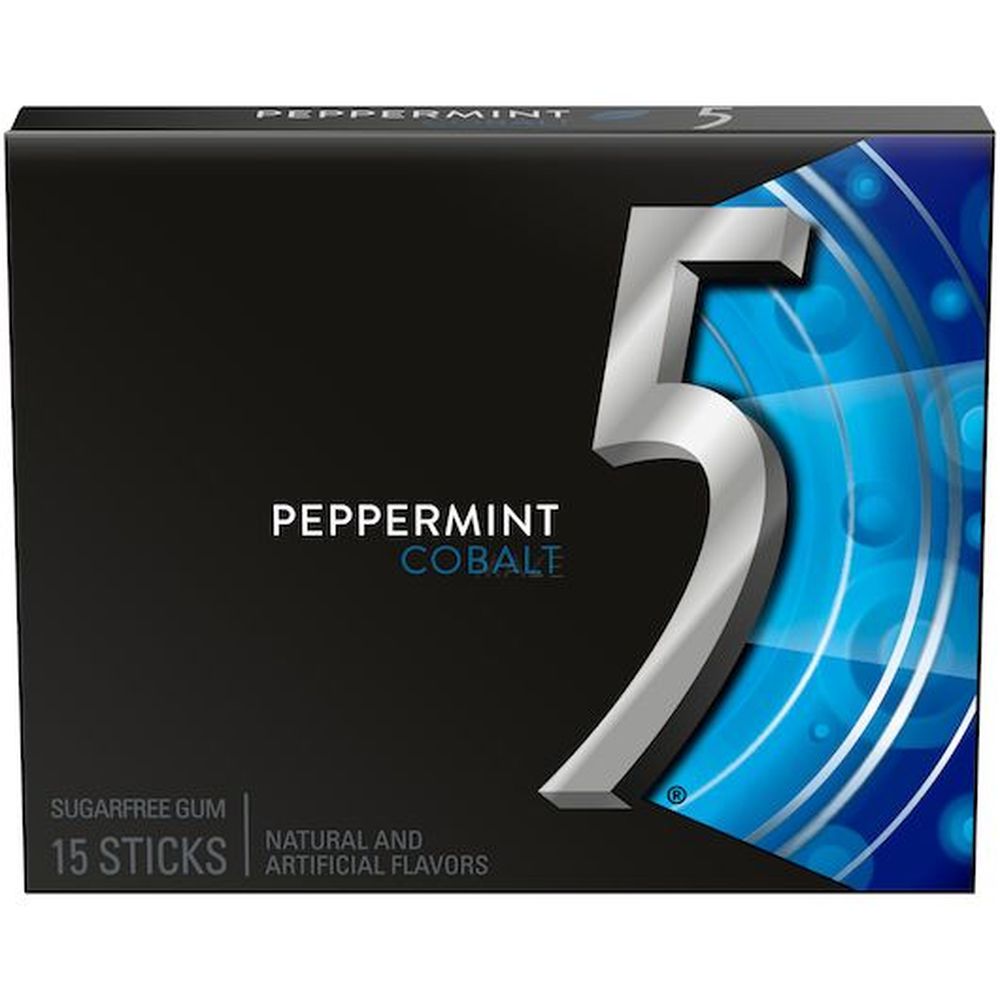 Wrigleys 5 Peppermint Cobalt Gum Case | FoodServiceDirect