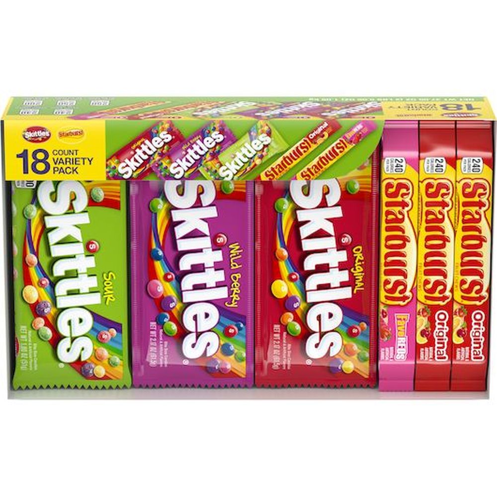 Mixed Singles Candy - Multi Pack Box, 216 count