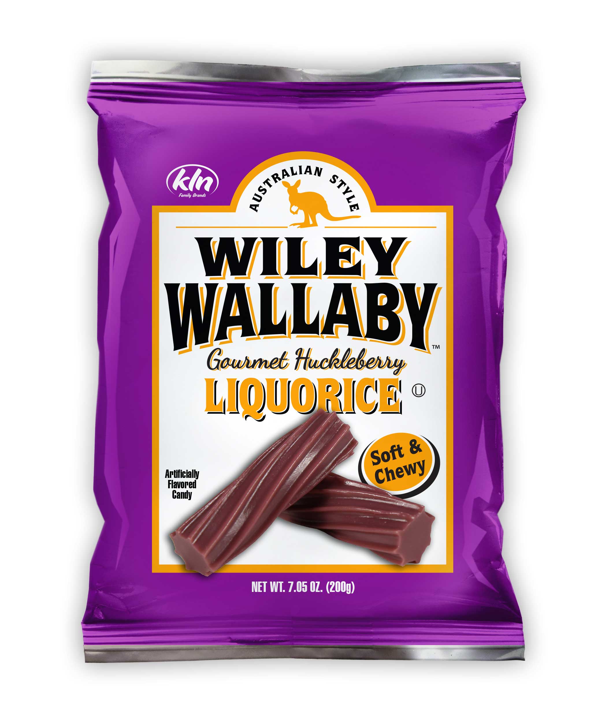Wiley Wallaby Huckleberry Licorice Candy, 7.05 Ounce -- 12 per case ...