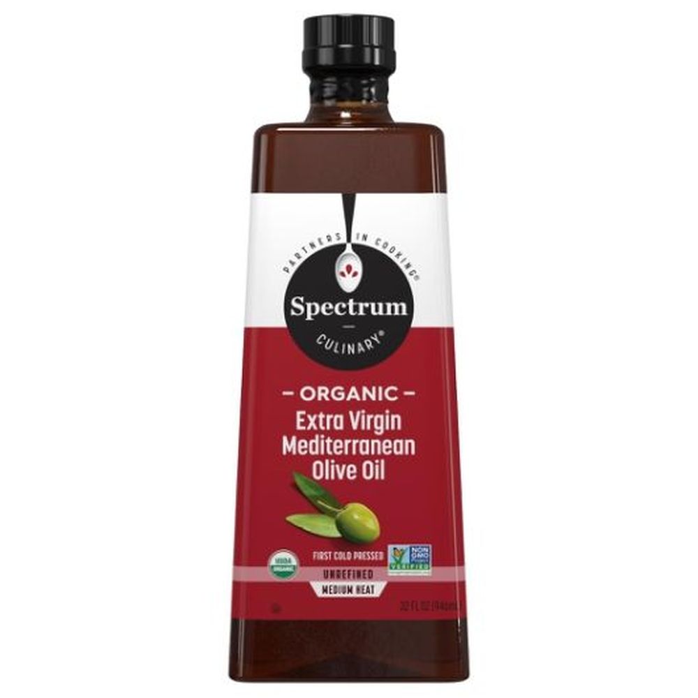 Spectrum Culinary Organic Mediterranean Extra Virgin Olive Oil, 32 ...