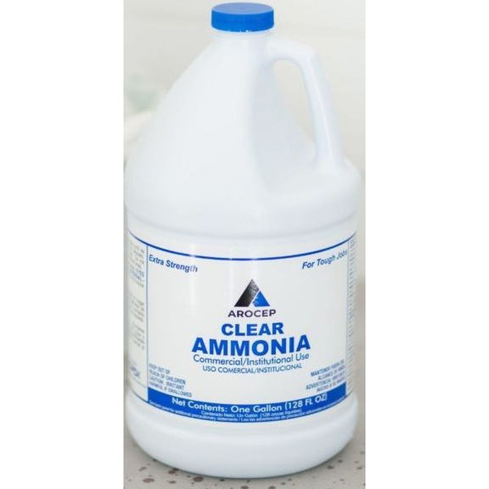 Arocep Regular Clear Ammonia, 1 Gallon -- 4 per case.