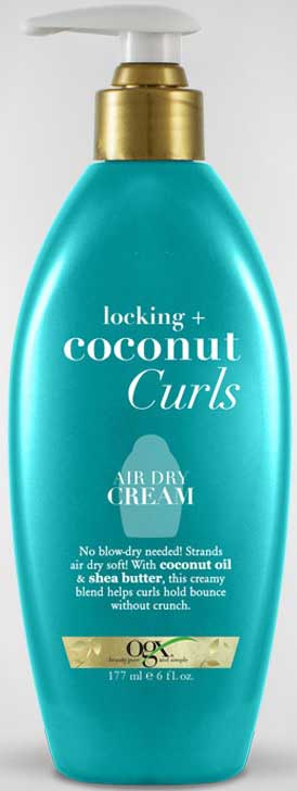 Ogx Locking Plus Coconut Curls Air Dry Cream, 6 Ounce -- 6 per case ...