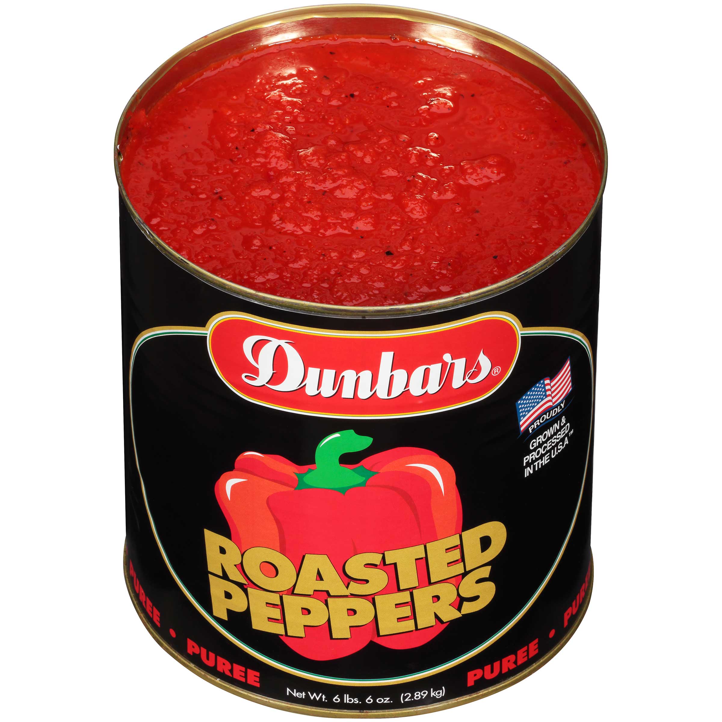 Moody Dunbar Roasted Red Bell Pepper Puree, Number 10 Can -- 6 per case.