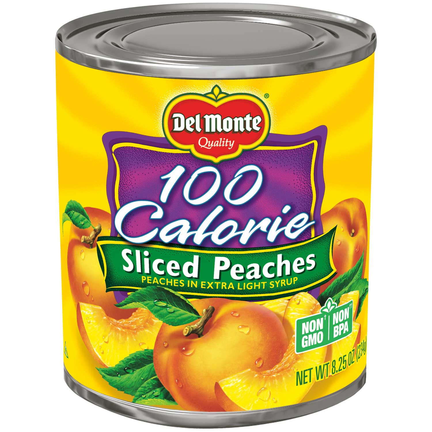 Del Monte Peach Sliced Lite, 8.25 Ounce -- 12 Count | FoodServiceDirect ...