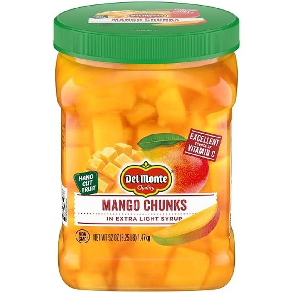 Del Monte Mango Chunks in Extra Light Syrup, 52 Ounce -- 4 per case ...