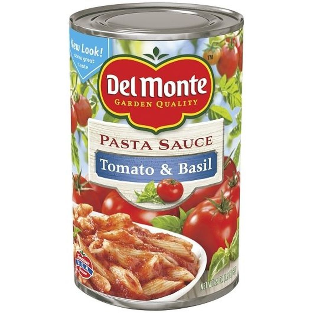 Del Monte Tomato and Basil Pasta Sauce, 24 Ounce -- 12 per case