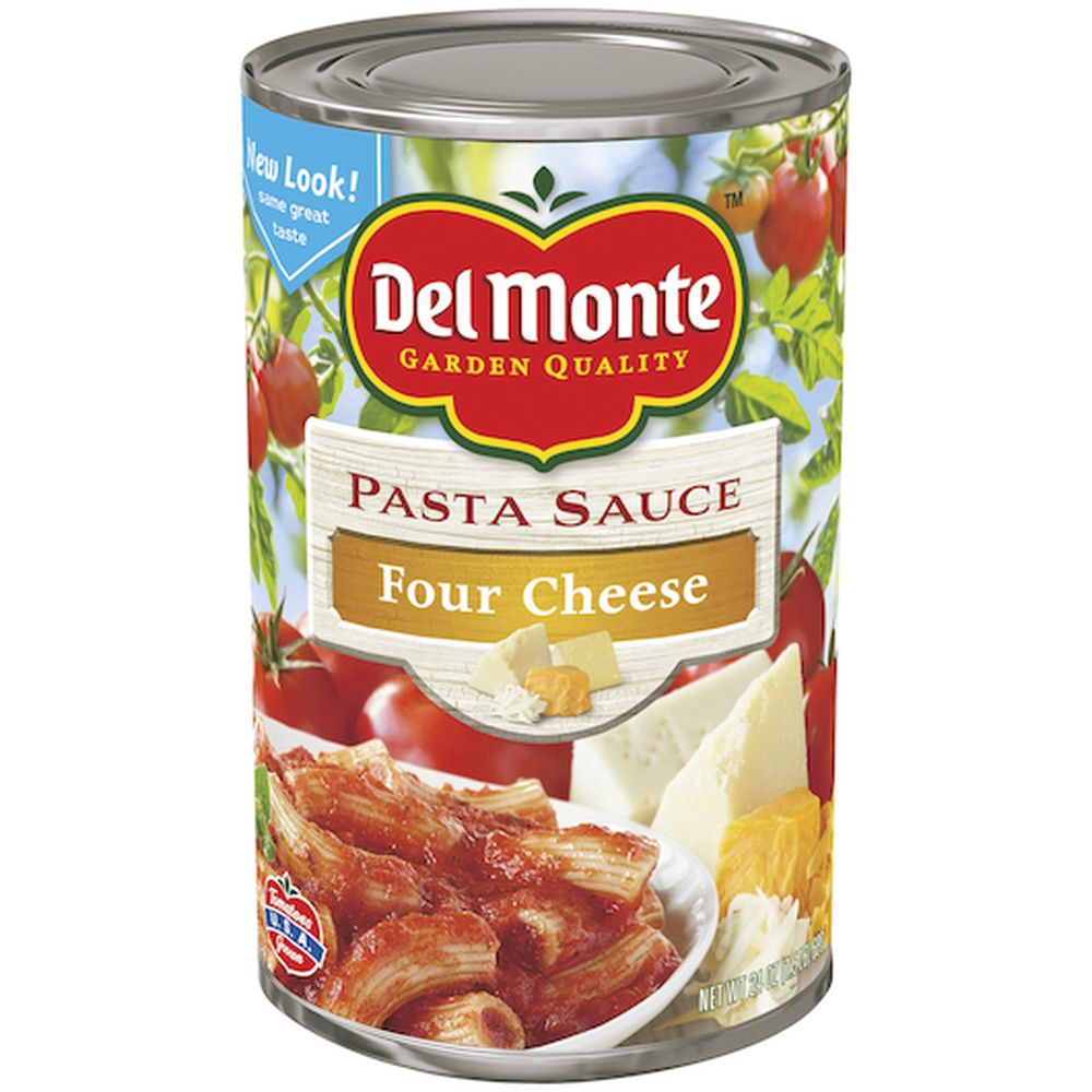 Del Monte Four Cheese Pasta Sauce, 24 Ounce Can -- 12 per case