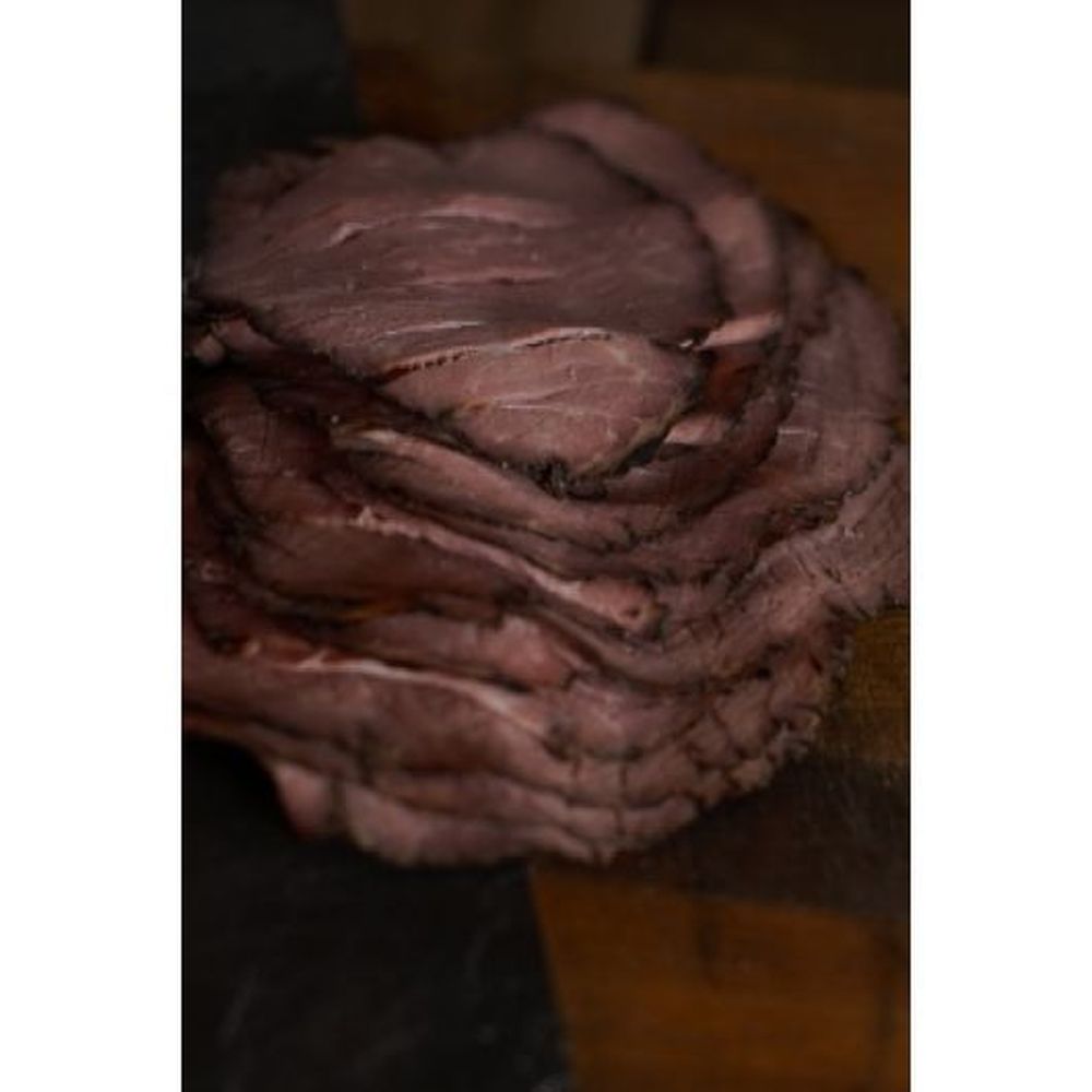 Double L Ranch Open Oven Roasted Sliced Beef Split Top Round, 2.5 Pound ...
