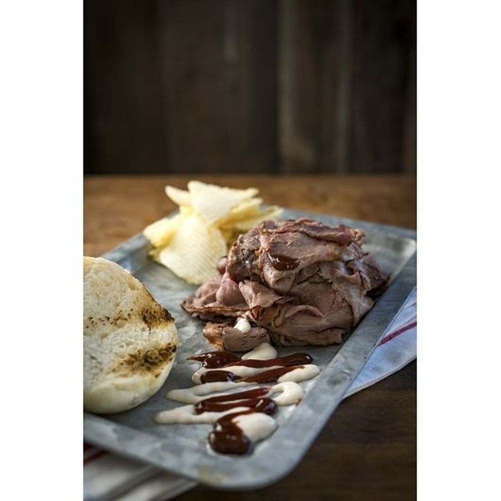 Double L Ranch Naturally Hardwood Smoked Angus Shaved Pit Beef, 2 Pound ...