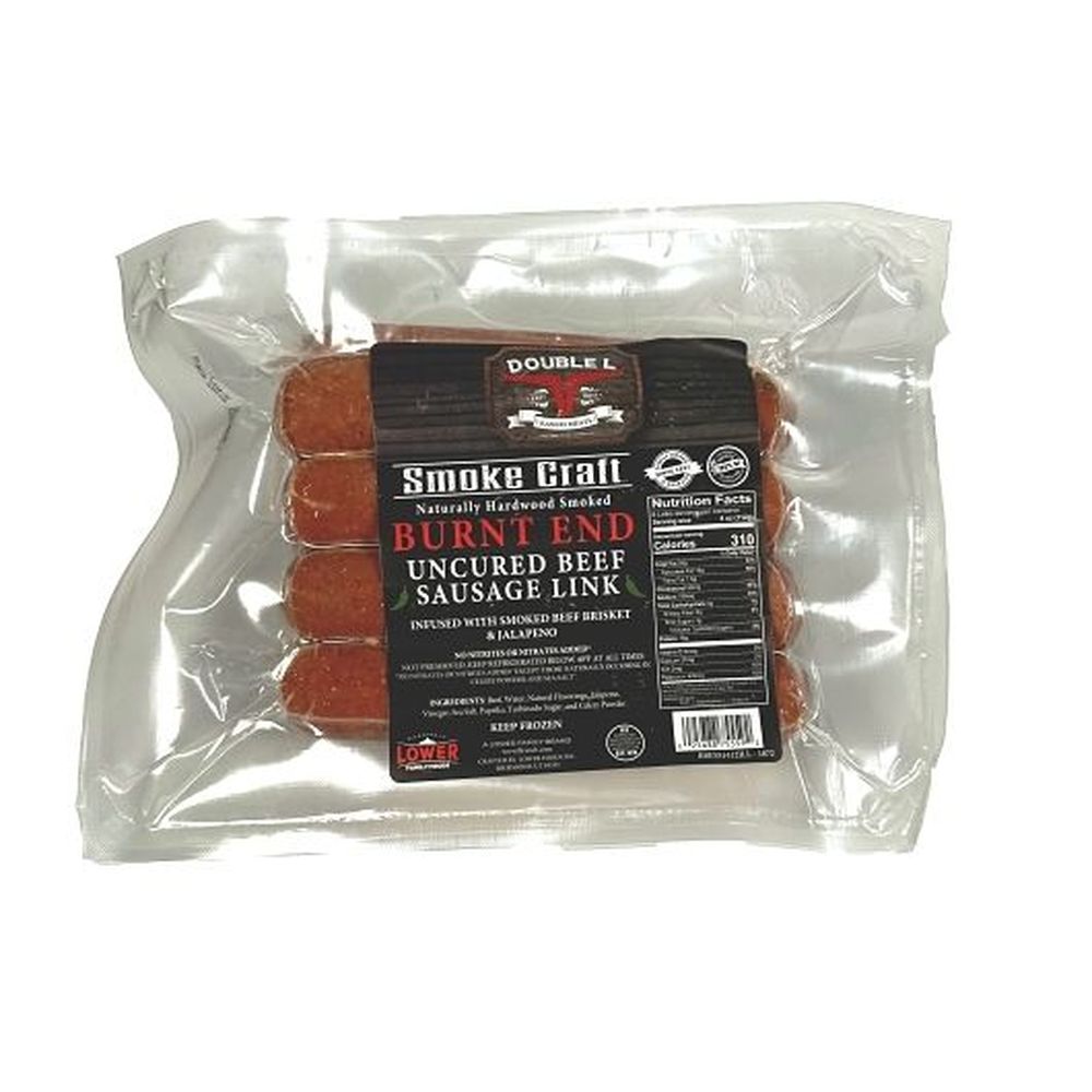 Double L Ranch Beef Burnt End Link Sausage with Jalapeno, 2 Pound - 6 ...