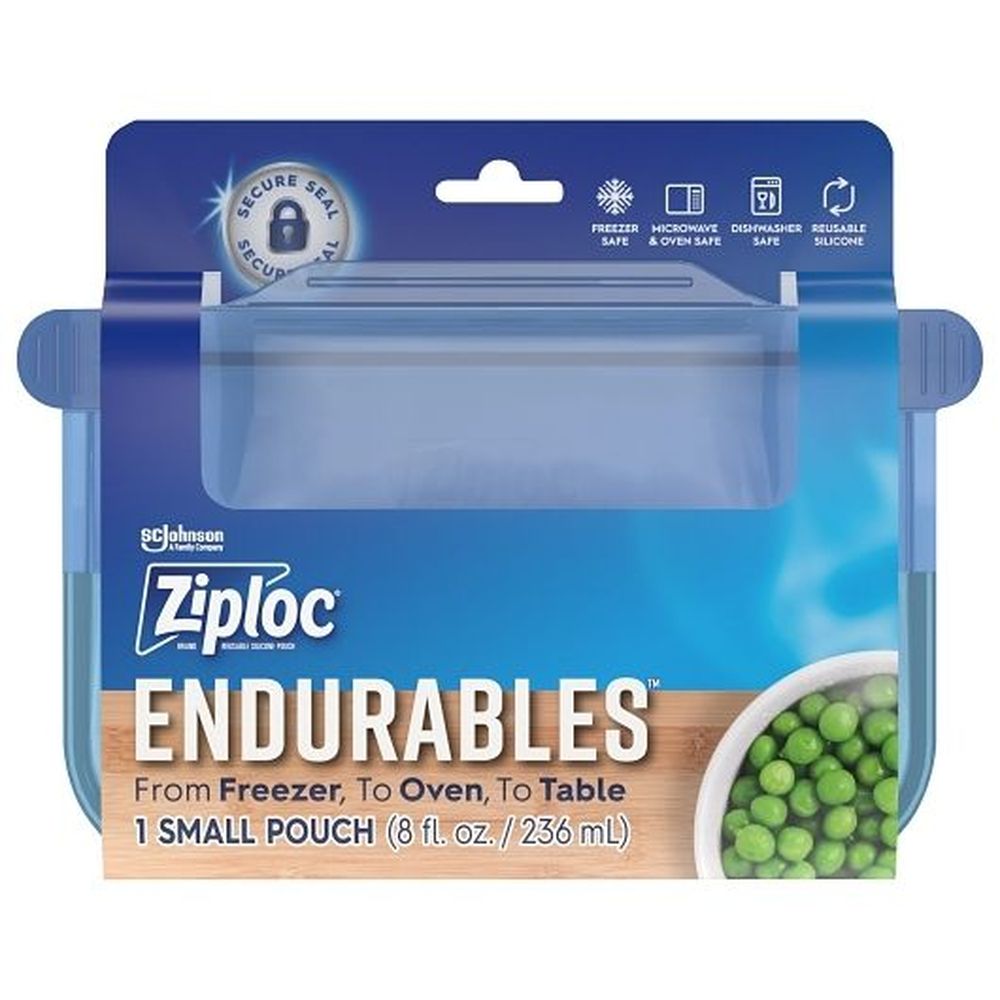 Ziploc Endurables Small Pouch, 8 Fluid Ounce -- 8 per case ...