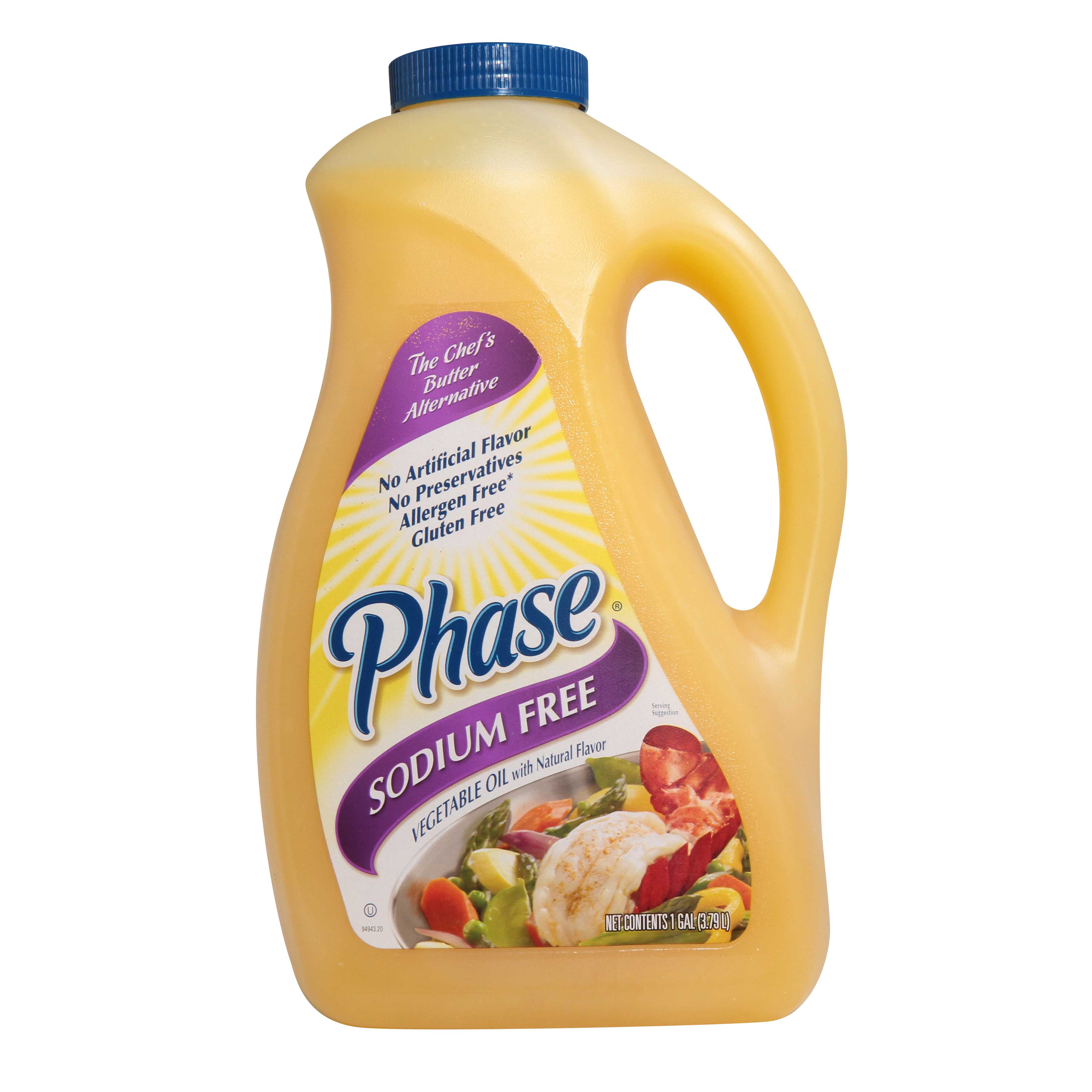 Phase No Sodium Liquid Oil, 1 Gallon -- 3 Per Case | FoodServiceDirect ...