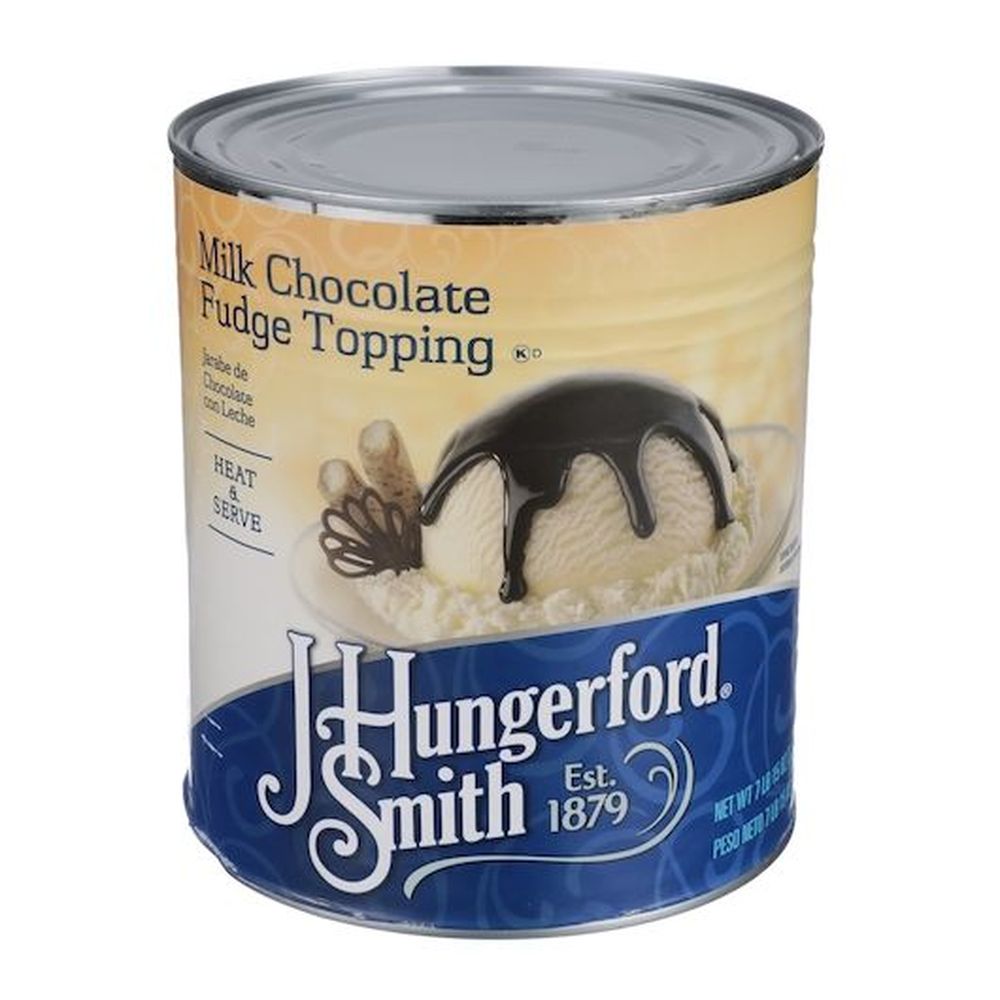 Jhs Milk Chocolate Fudge Topping, 127 Ounce -- 6 per case