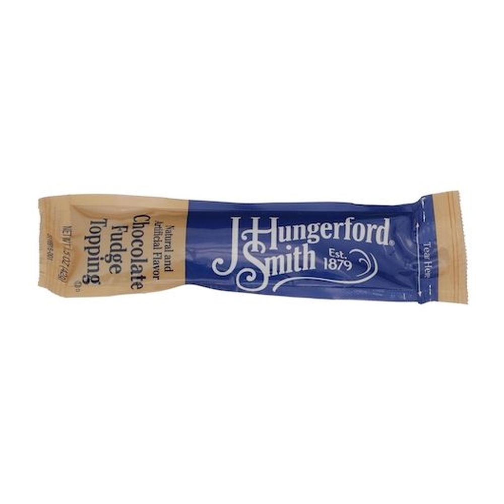 Jhs Chocolate Fudge Topping, 1.5 Ounce Portion Control packet -- 96 per ...