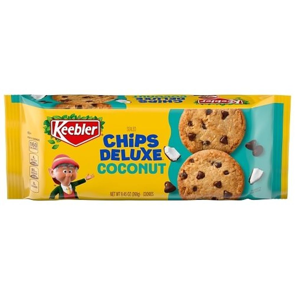 Keebler Chips Deluxe Coconut Cookies - Pantry Pack, 9.45 Ounce - 12 per ...