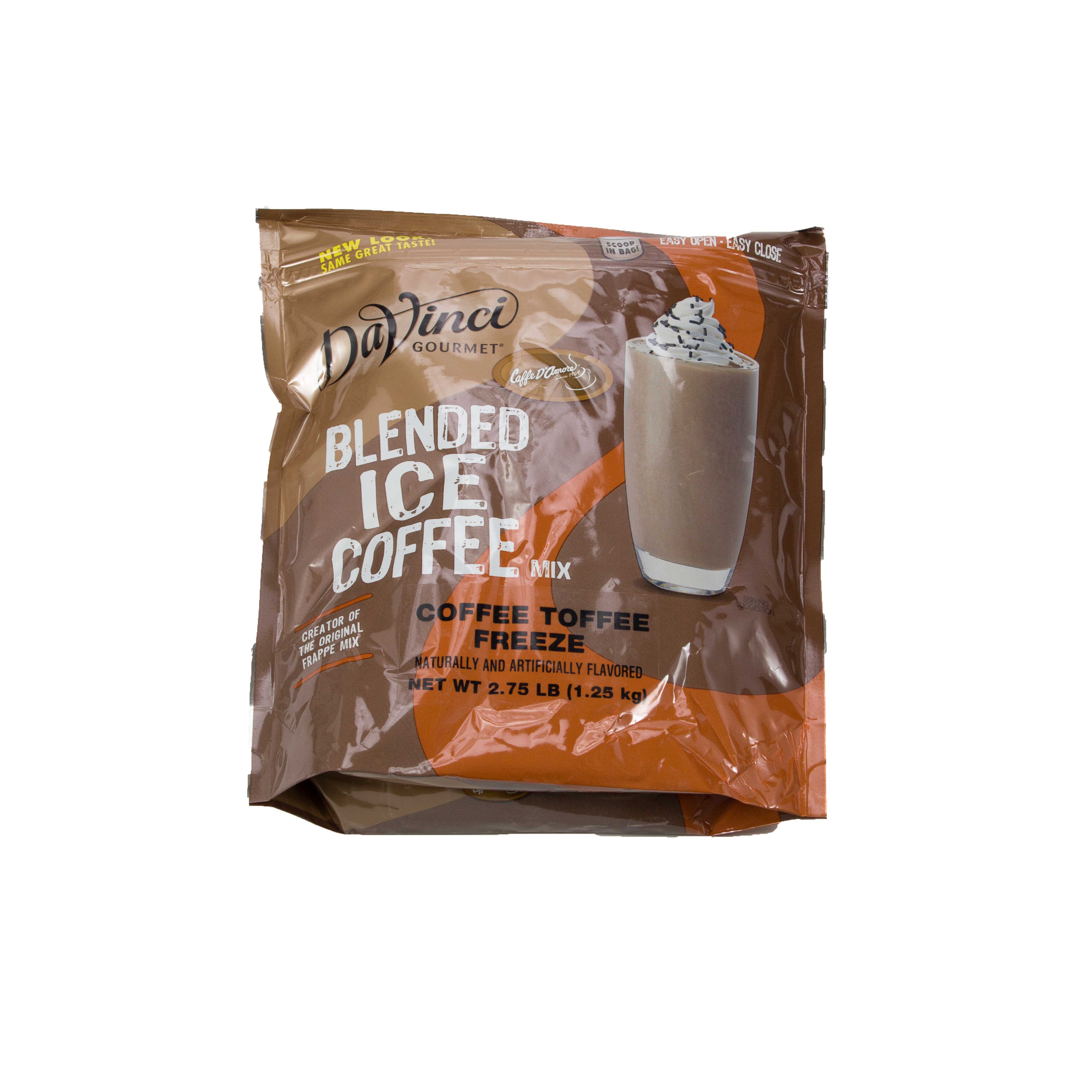 DaVinci Gourmet Crunch Coffee Toffee Frappe Freeze Blended Ice Coffee ...