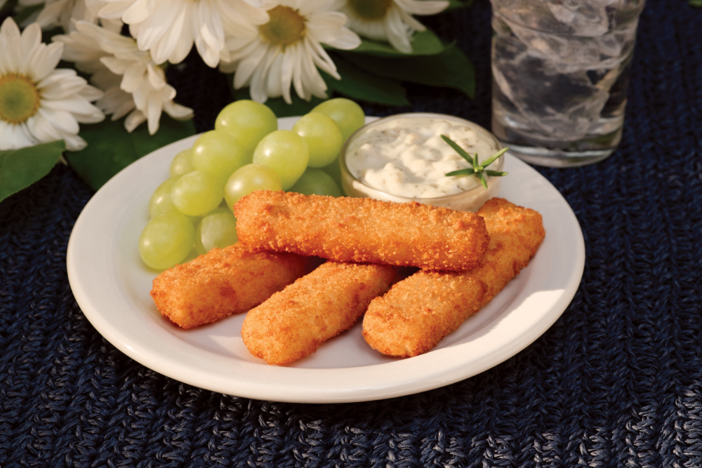 how long to cook frozen fish sticks in microwave