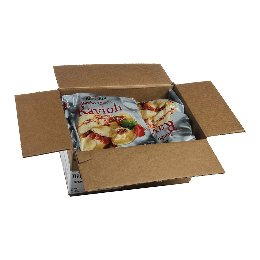 Windsor Bernardi Cash and Carry Jumbo Cheese Ravioli, 3 Pound -- 4 per ...