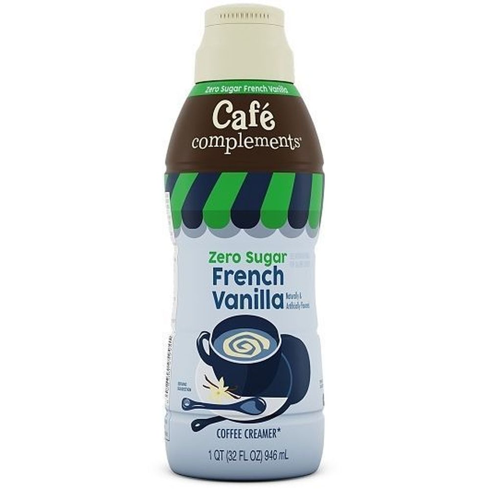Cafe Complements Zero Sugar French Vanilla Coffee Creamer, 32 Ounce ...