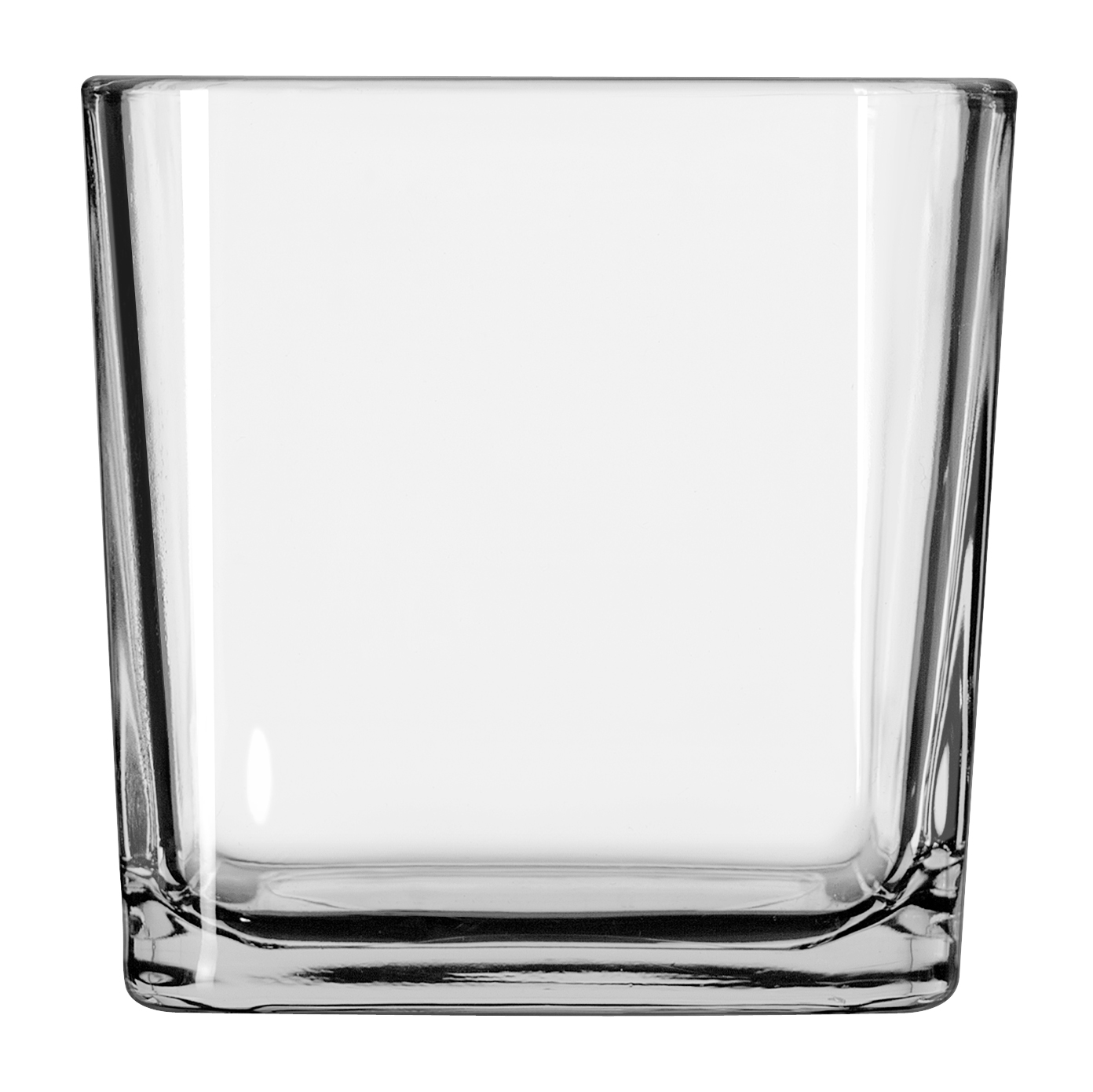 Libbey 5476 Large Cube Votive Candle Holder, 22 Ounce -- 12 per case.