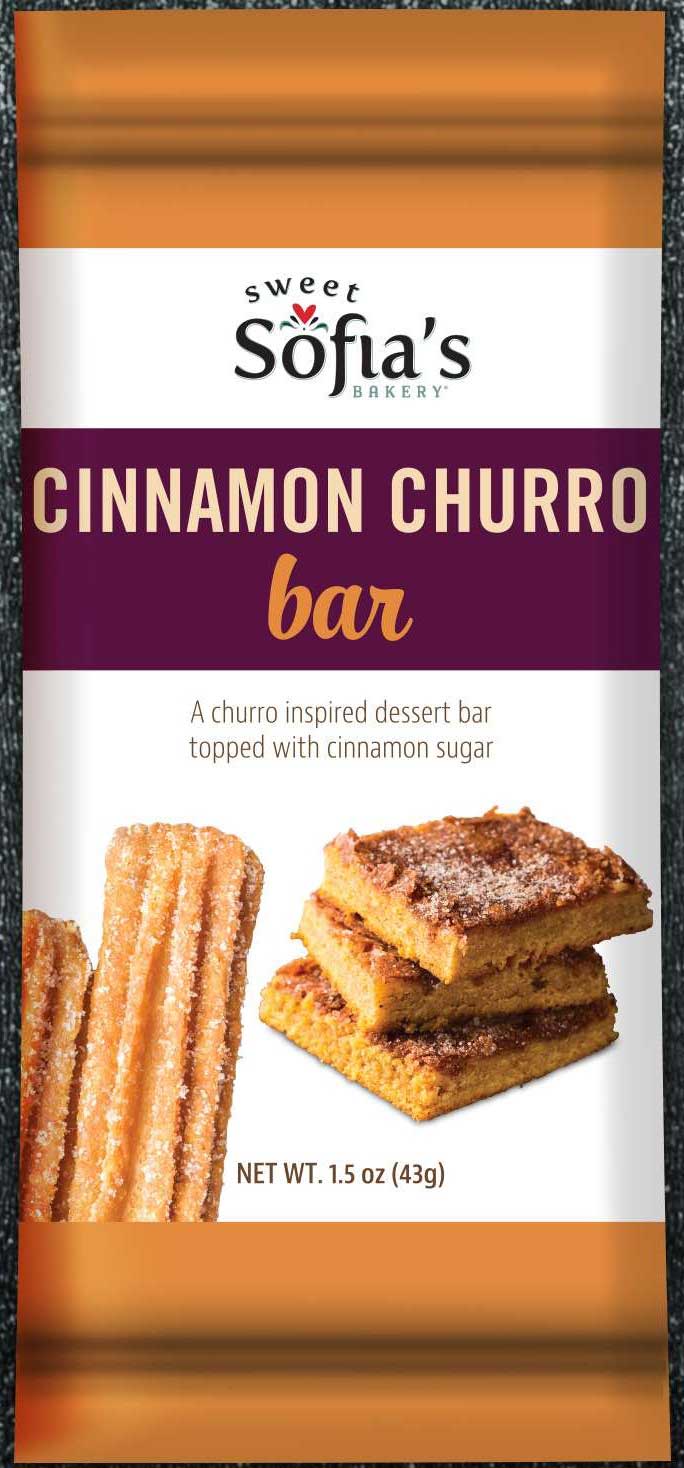 Love and Quiches Individually Wrapped Cinnamon Churro Bar, 1.5 Ounce ...