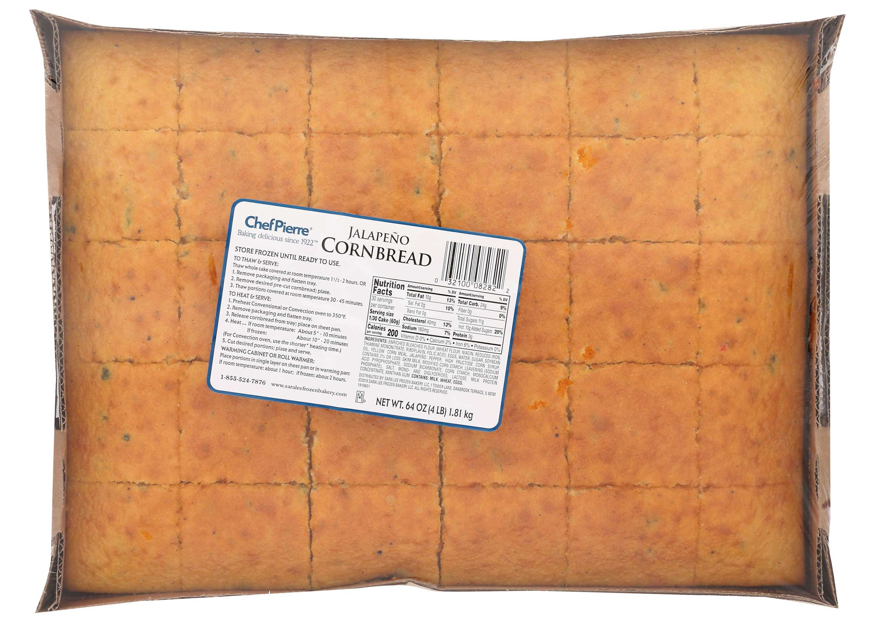 Chef Pierre Jalapeno Cornbread Case | FoodServiceDirect