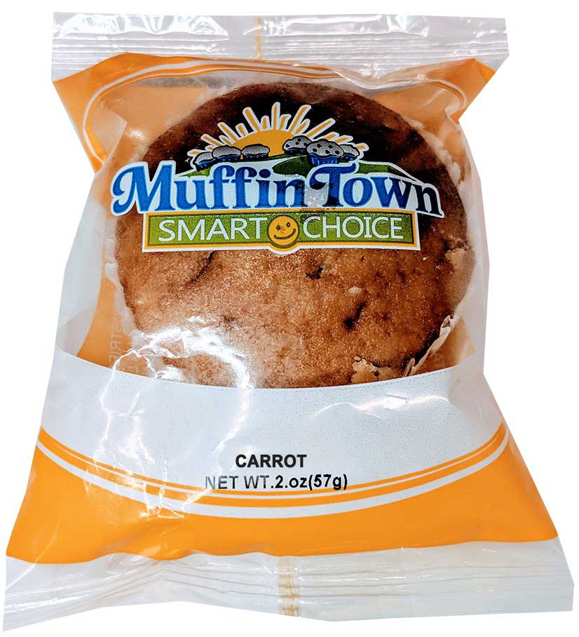Muffin Town Smart Choice Carrot Muffin, 2 Ounce -- 96 per case