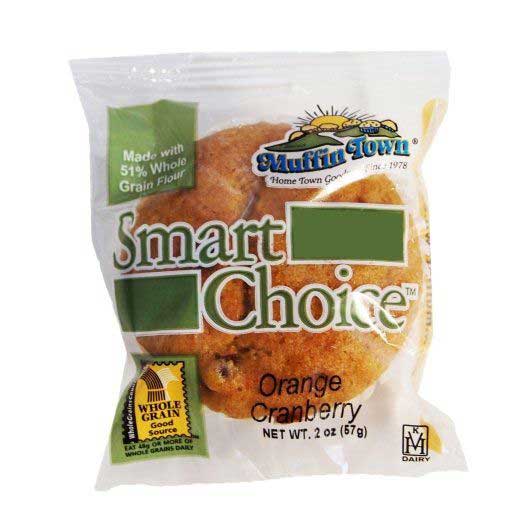 Smart Choice Whole Grain Cranberry Orange Muffin Case | FoodServiceDirect