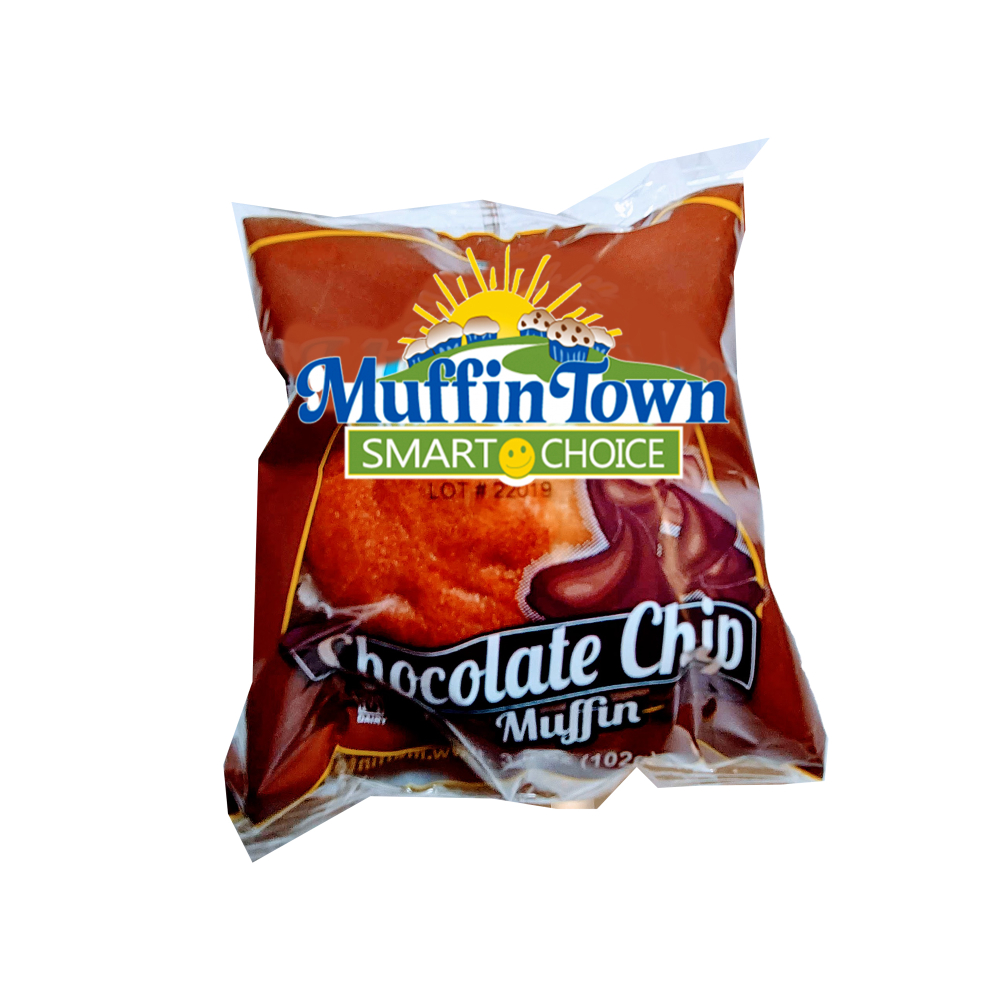 Muffin Town Smart Choice Chocolate Chip Muffin Case | FoodServiceDirect