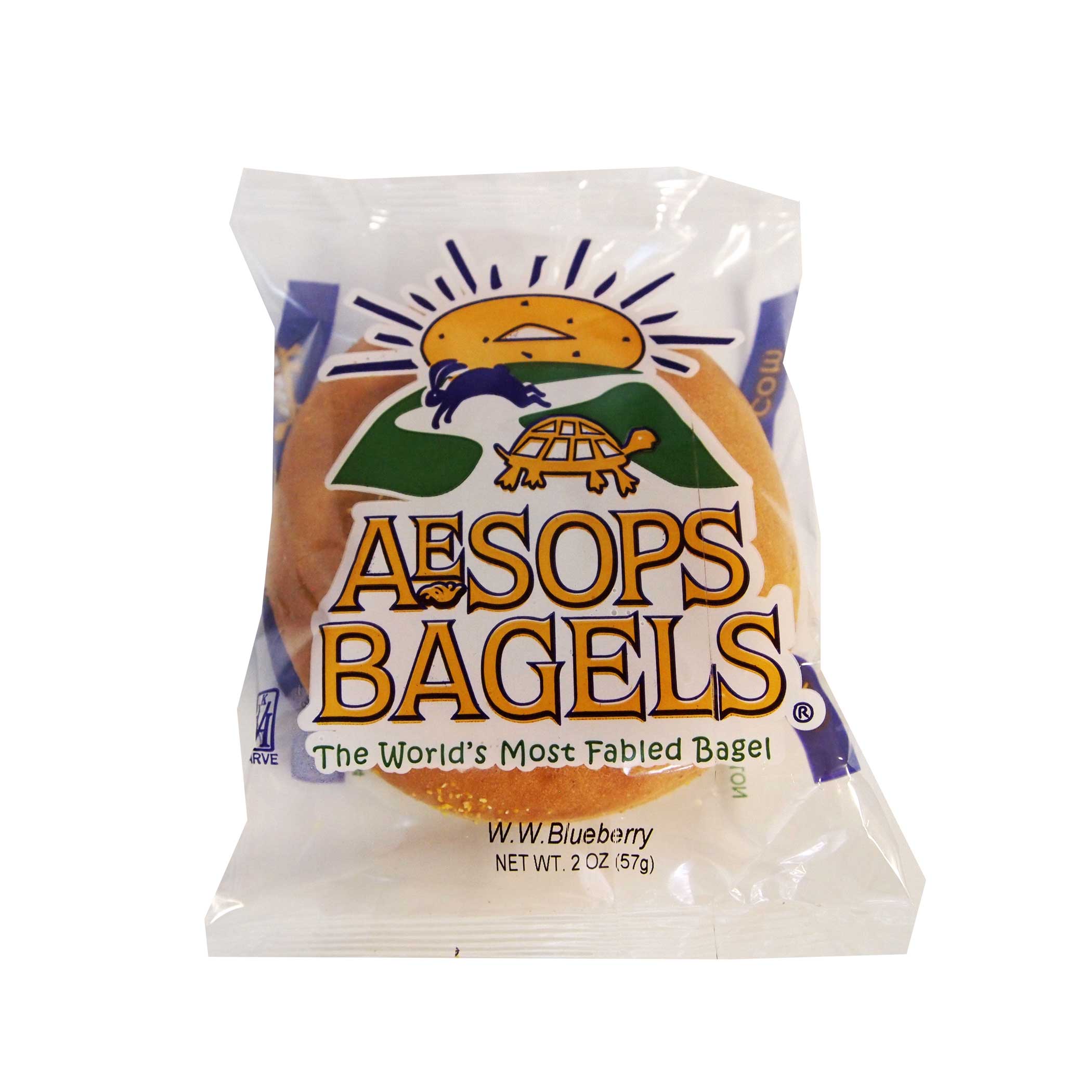 Smart Choice Whole Wheat Blueberry Bagel, 2 Ounce -- 72 per case.