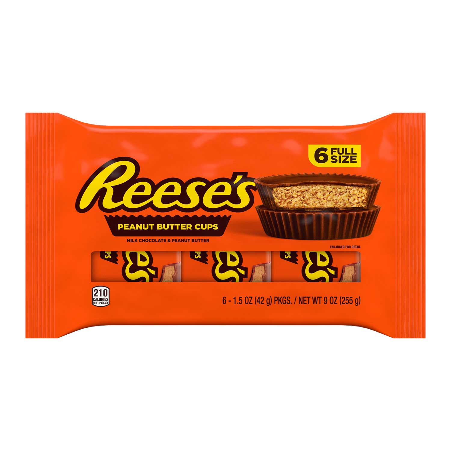 Reeses Milk Chocolate Peanut Butter Cup, 9 Ounce -- 24 per case