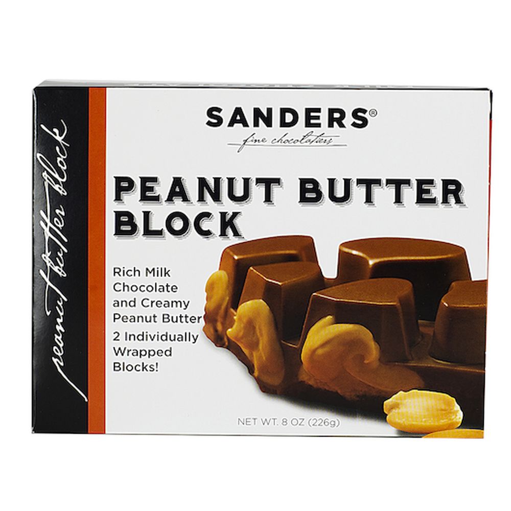 Sanders Milk Chocolate Peanut Butter Block | FoodServiceDirect