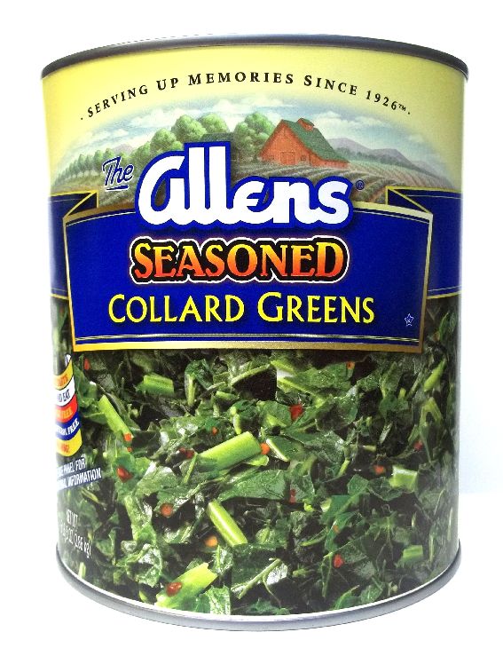 Allens Seasoned Collard Greens, 101 Ounce Can -- 6 per case ...