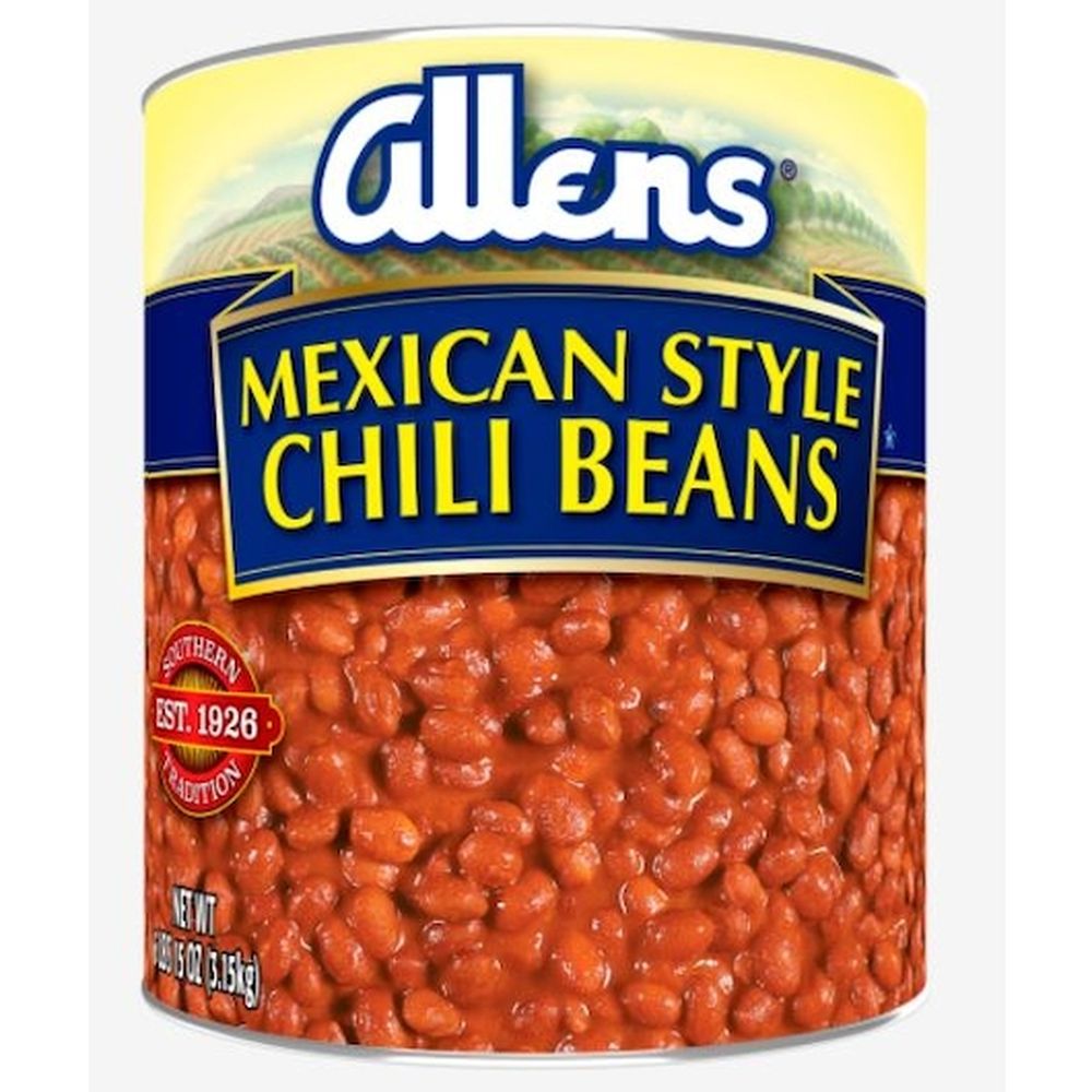 Allens Mexican Style Pinto Bean Chili, 111 Ounce -- 6 per case